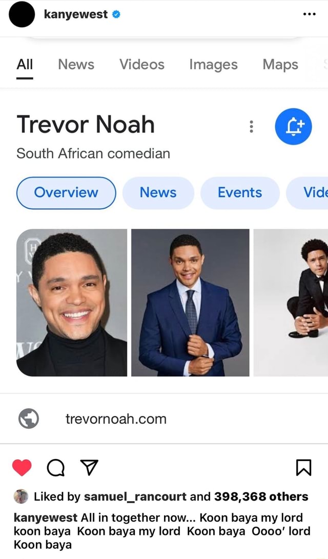 Kanyewest All News Videos Images Maps Trevor Noah South African ...