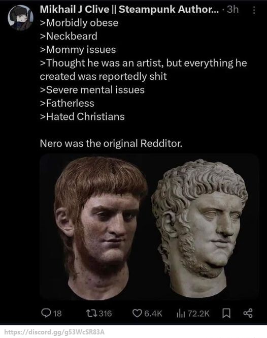 Mikhail J Clive II Steampunk Author... >Morbidly obese >Neckbeard ...