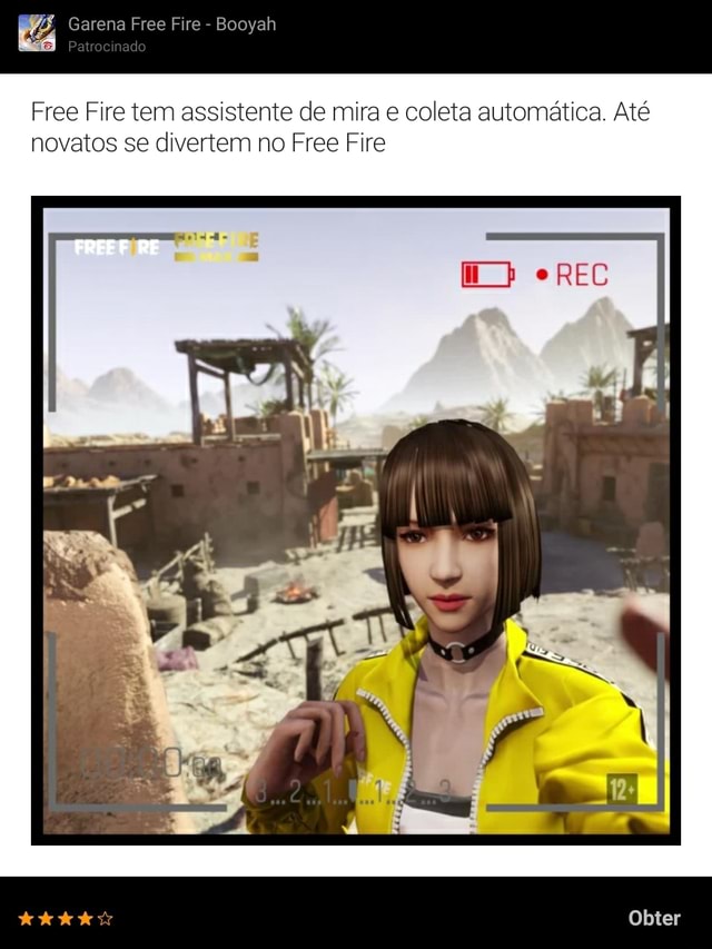 Garena Free Fire Booyah Patrocinado Free Fire tem assistente de mira e ...