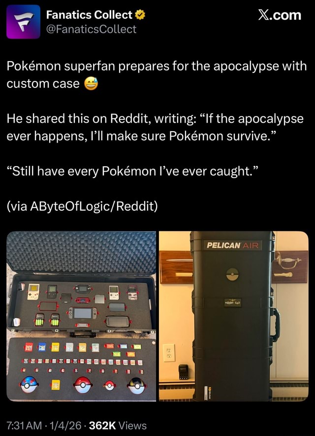 Fanatics Collect @FanaticsCollect X.com Pokemon superfan prepares for ...