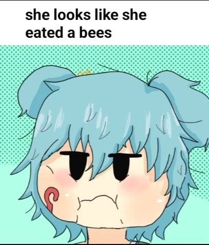 She looks like she eated a bees - iFunny