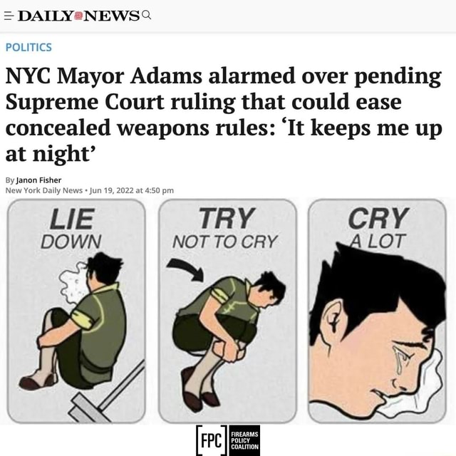 DAILY: NEWS POLITICS NYC Mayor Adams alarmed over pending Supreme Court ...