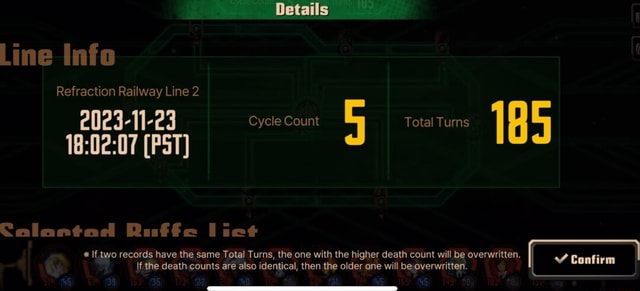 Line Info Refraction Railway Line 2 Ruffe Details 2023-11-23 Cycle ...