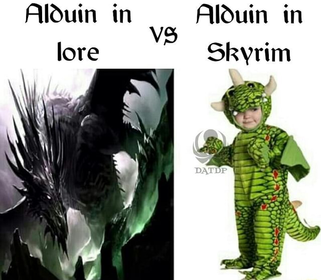 Alduin in Alduin in lore Skyrim - iFunny