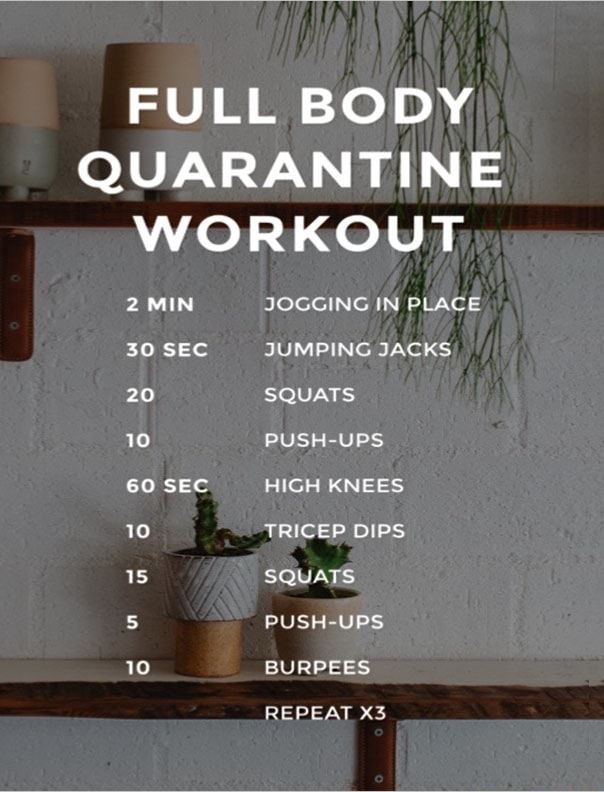 Full body quarantine workout - FULL BODY QUARANTINE WORKOUT 2 MIN 30 ...