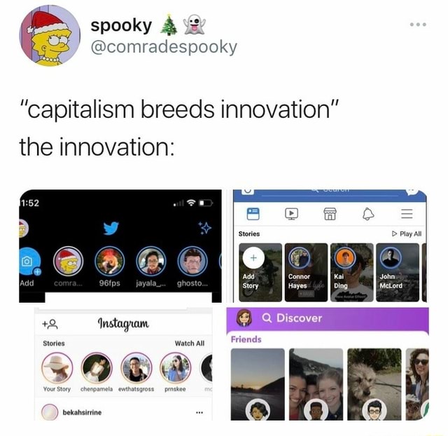 "capitalism breeds innovation" the innovation: Stories Wateh All ...