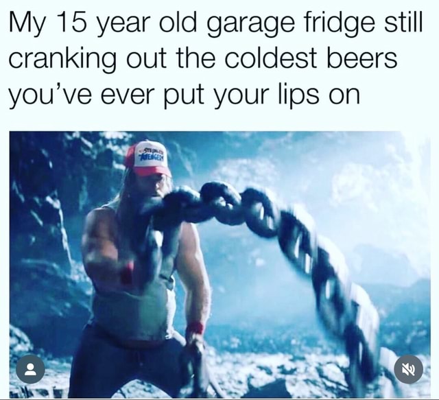 My 15 year old garage fridge still cranking out the coldest beers you ...