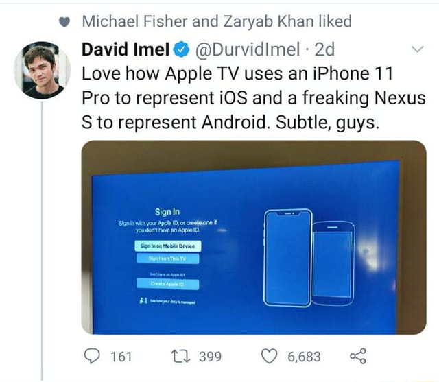 @ Michael Fisher and Zaryab Khan liked David Imel @ @Durvidimel Love ...