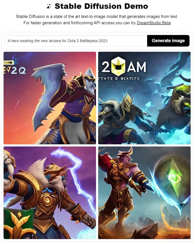 Stable Diffusion Demo Stable Diffusion is a state of the art text-to ...