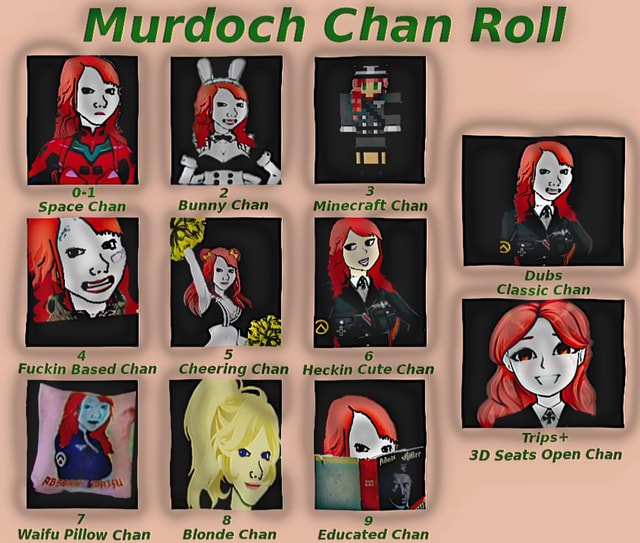 Rollan for 3D today bois - Murdoch Chan Roll 2 3 Space Chan Bunny Chan ...