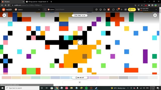 (16) place X @ logo pixel art - Google Search I + reddit /place ...