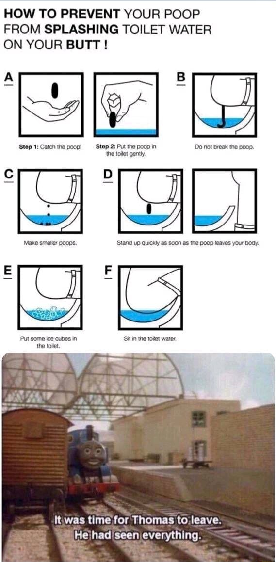 HOW TO PREVENT YOUR POOP FROM SPLASHING TOILET WATER ON YOUR BUTT ! It ...