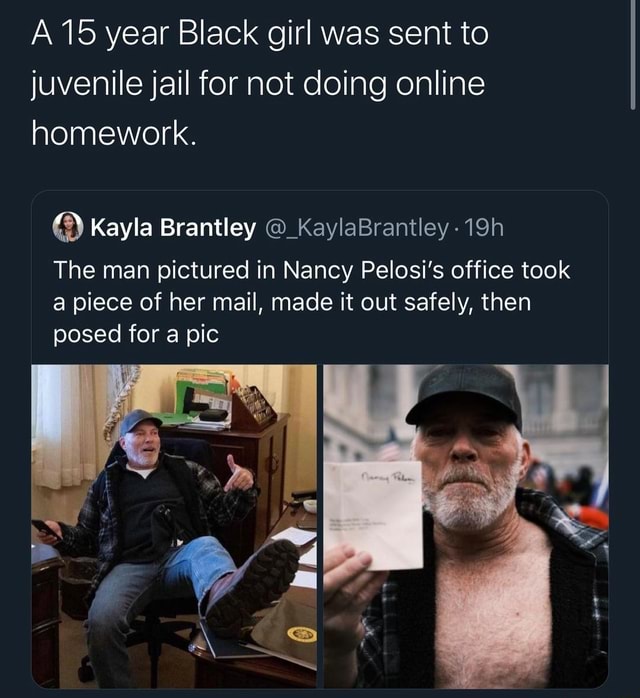 A 15 year Black girl was sent to juvenile jail for not doing online ...