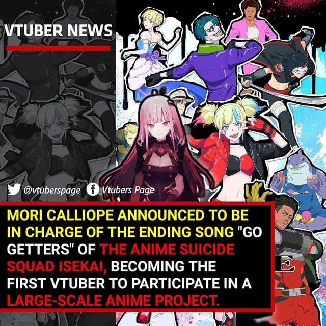 VTUBER NEWS MORI CALLIOPE ANNOUNCED TO BE IN CHARGE OF THE ENDING SONG "GO GETTERS" OF BECOMING ...