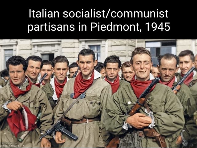 Italian partisans in Piedmont, 1945 - )