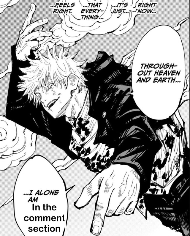 Red T'S 'SRIGHT INOW... THROUGH- OUT HEAVEN AND EARTH... THAT FEELS SS ...