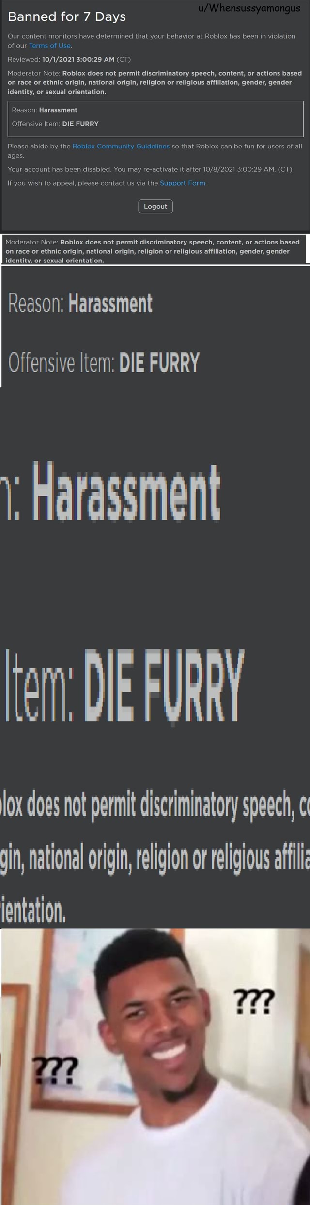 Banned for 7 Days Our content monitors have determined that your ...