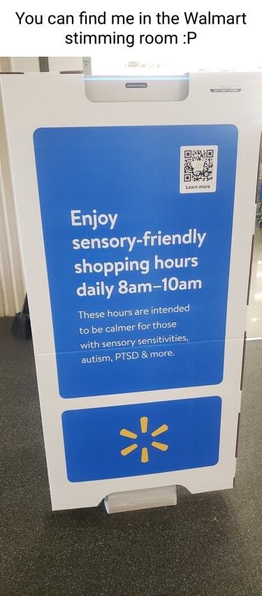 You can find stimming room :P Enjoy sensory-friendly shopping hours ...