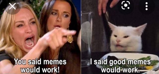 You said memes al said good memes would work! would work. - America’s ...