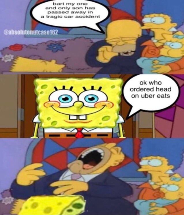 Ok who ordered head on uber eats - iFunny