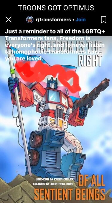 TROONS GOT OPTIMUS itransformers Jom Just a reminder to all of the ...