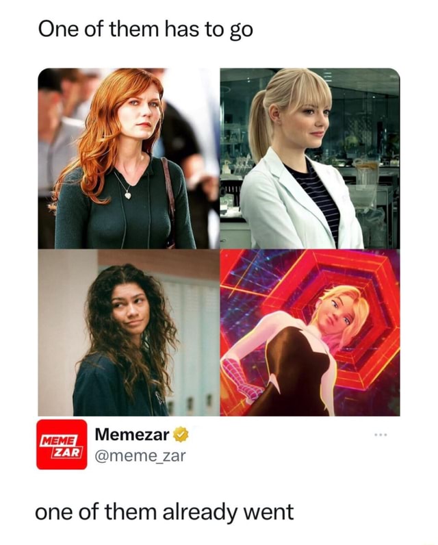 One of them has to go as Memezar @meme _zar one of them already went ...