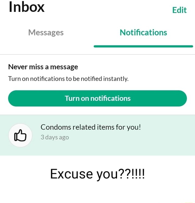 Inbox Edit Messages Notifications Never miss a message Turn on notifications to be notified ...