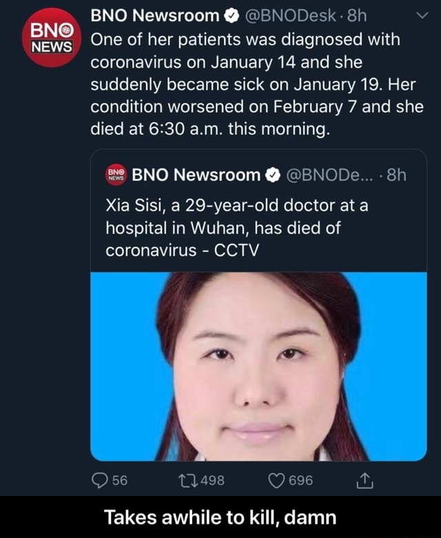 BNO Newsroom Y OBNODesk- 8h y abd One of her patients was diagnosed ...