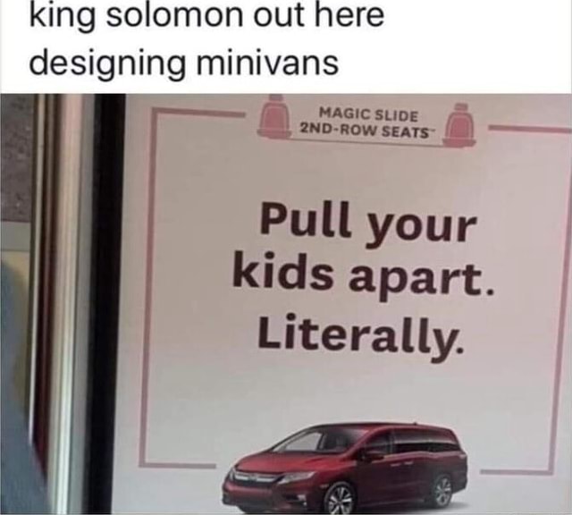 KINg solomon out here designing minivans a MAGIC SLIDE ano-now sears ...