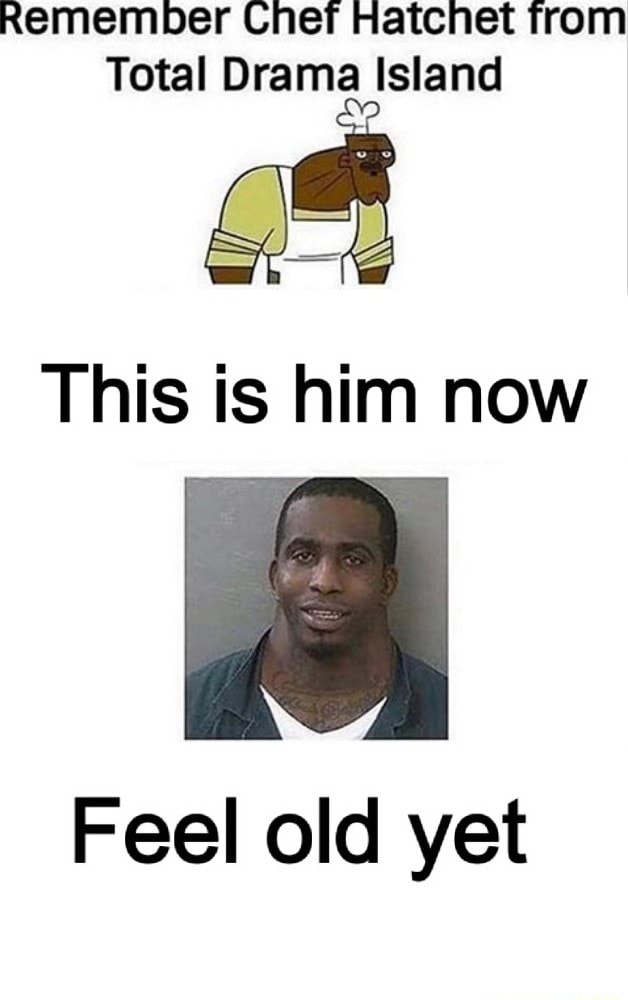 Remember Chef Hatchet from Total Drama Island - iFunny