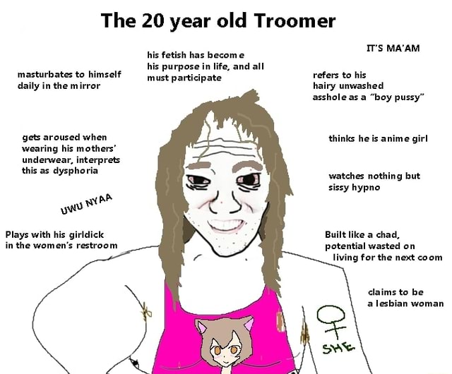 The 20 year old Troomer his fetish has become MA'AM his purpose in life ...