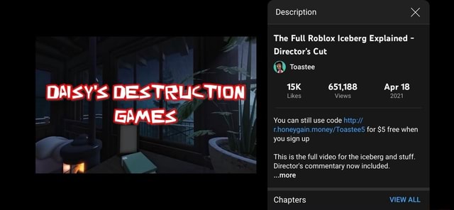 Description The Full Roblox Iceberg Explained - Director's Cut ...