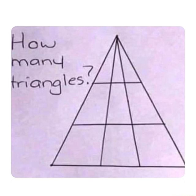 How man triangles - iFunny