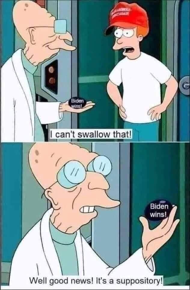 Well good news! it's a suppository! - iFunny