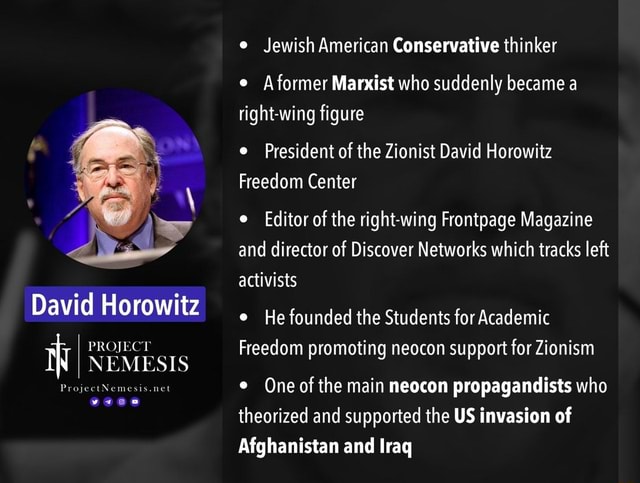Jewish American Conservative thinker Aformer Marxist who suddenly ...