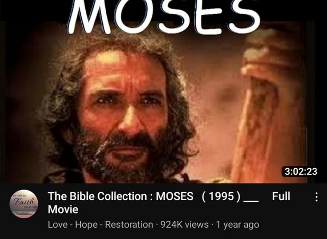 The Bible Collection: MOSES (1995)__ Full Movie Love - Hope ...