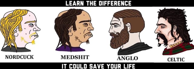 LEARN THE DIFFERENCE NORDCUCK MEDSHIT ANGLO CELTIC IT COULD SAVE YOUR ...