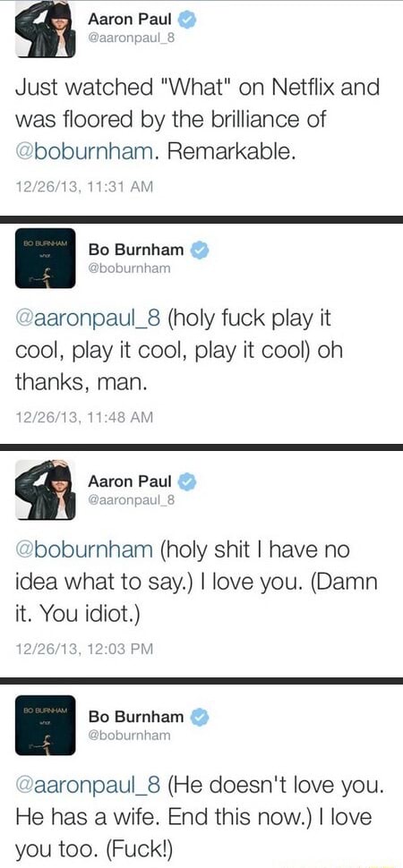 Aaron Paul Just watched "What" on Netflix and was floored by the ...