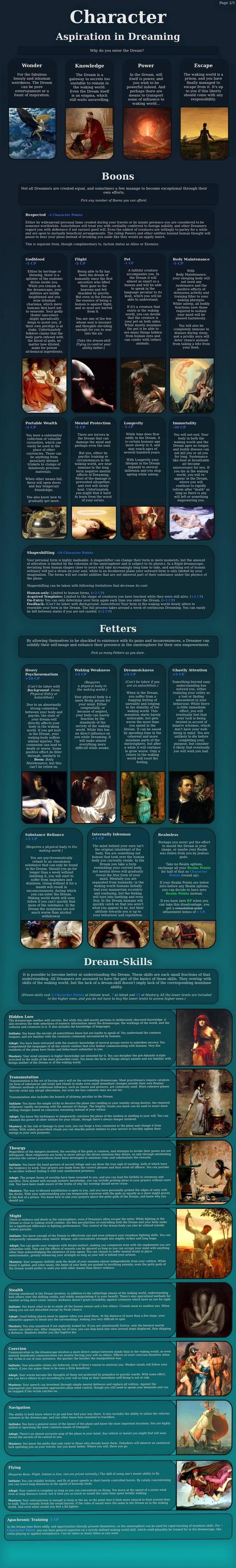 Dream-Quests CYOA (by StomachFish) - iFunny