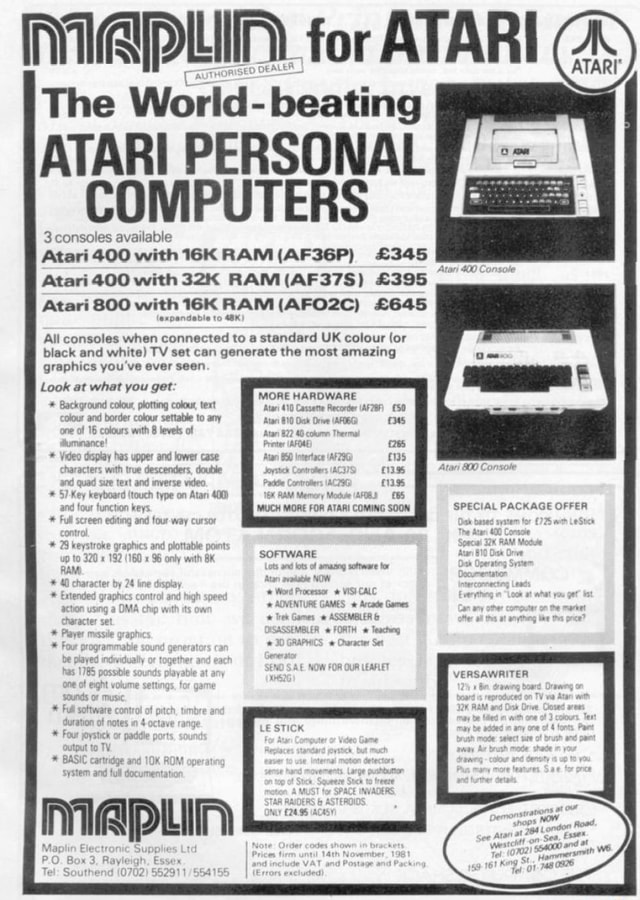 INMIAIPLIIM. for ATARI The World- beating ATARI PERSONAL COMPUTERS 3 ...