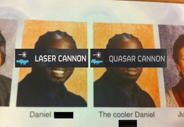 QUASAR CANNON LASER CANNON The cooler Daniel Ju - iFunny