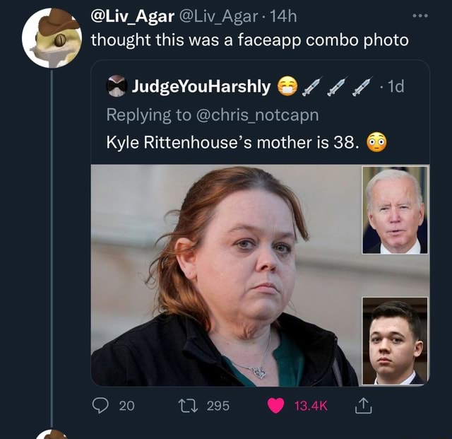 @Liv_Agar @Liv Agar- thought this was a faceapp combo photo ...