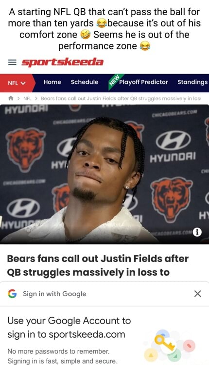 A starting NFL QB that can't pass the ball for more than ten yards ...