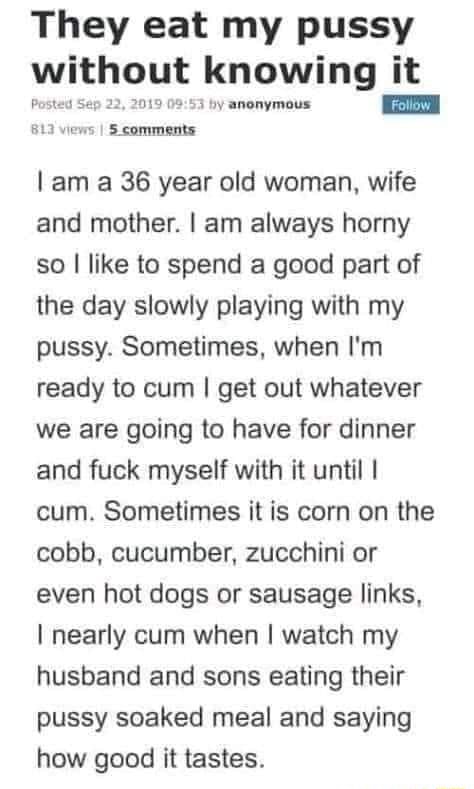 They Eat My Pussy Without Knowing By Anonymous It 2 2019 By Anonymous