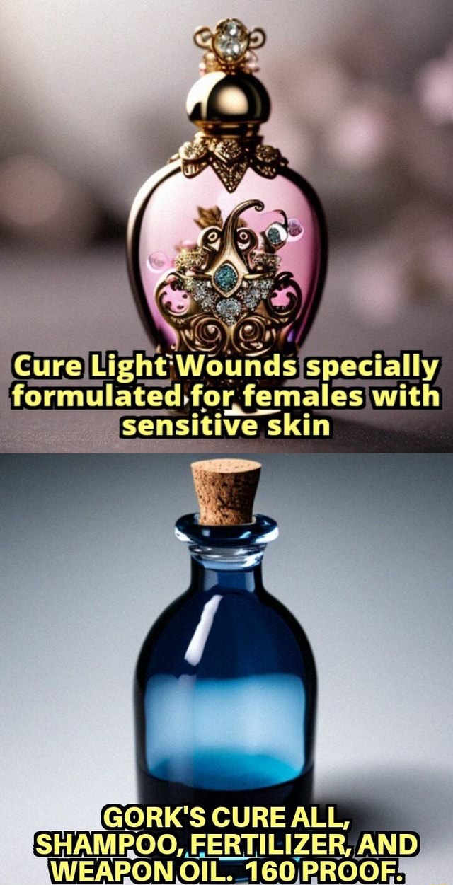 Cure Light: Wouds specially formulated. for, sensitive skin GORK'S CURE ...