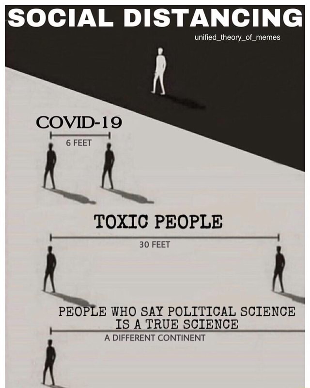 SOCIAL DISTANCING unified_theory_of_memes COVID-19 TOXIC PEOPLE 30 FEET ...