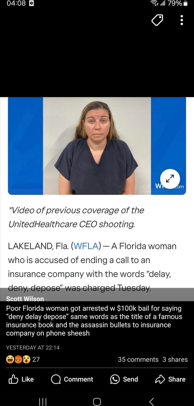 "Video of previous coverage of the UnitedHealthcare CEO shooting ...