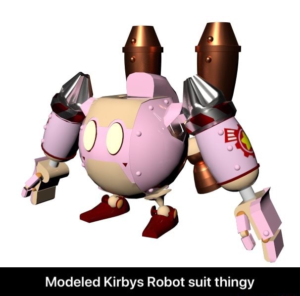 Modeled Kirbys Robot suit thingy - Modeled Kirbys Robot suit thingy ...