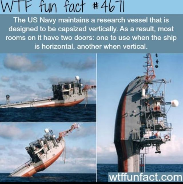 Tl The US Navy maintains a research vessel that is designed to be ...
