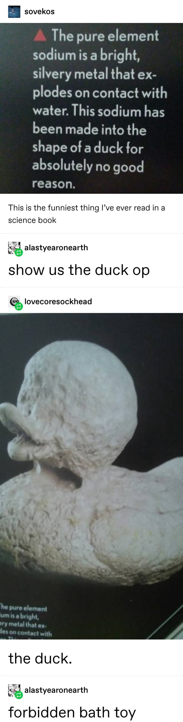 The pure element sodium is a bright, silvery metal that ex- plodes on ...